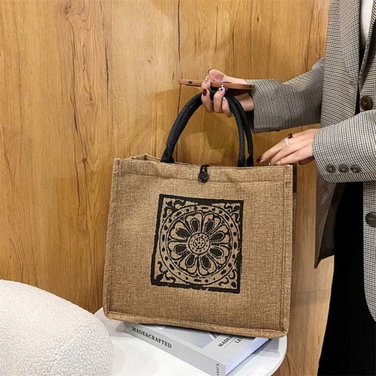 Sac à main en toile de jute | Jutes